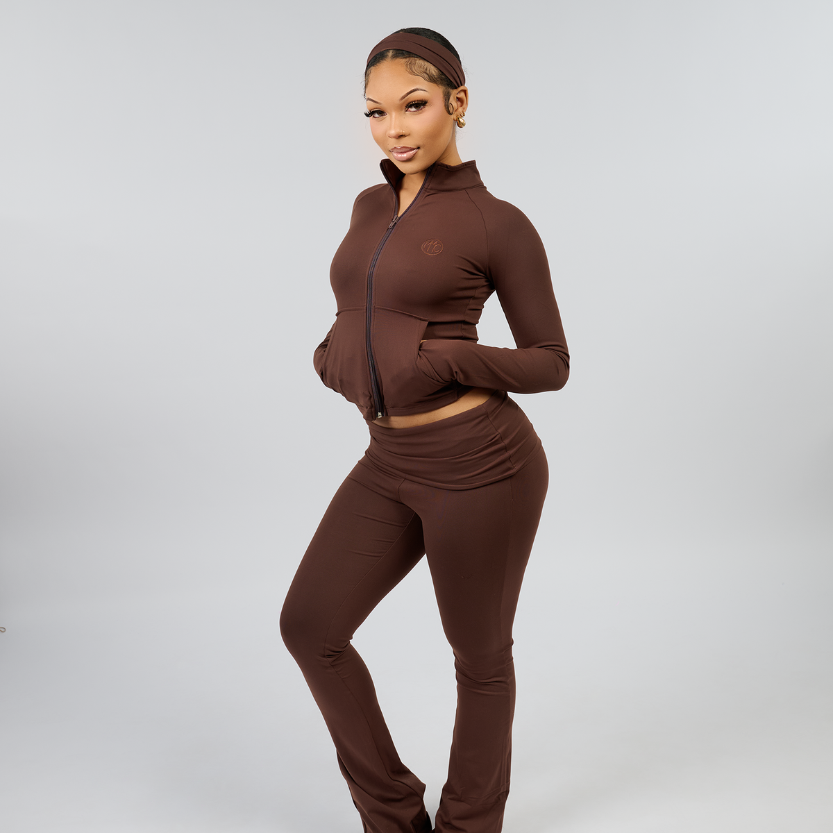Sculpt Stretch 3 Piece Set (Brown)(FINAL SALE) – mara mma clothing